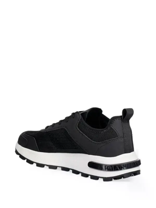 Armani Exchange Logo-print Mesh-panel Sneakers