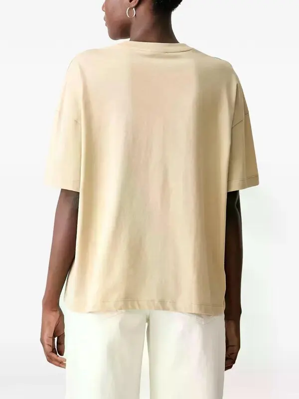 Armani Exchange Logo-embroidered T-shirt