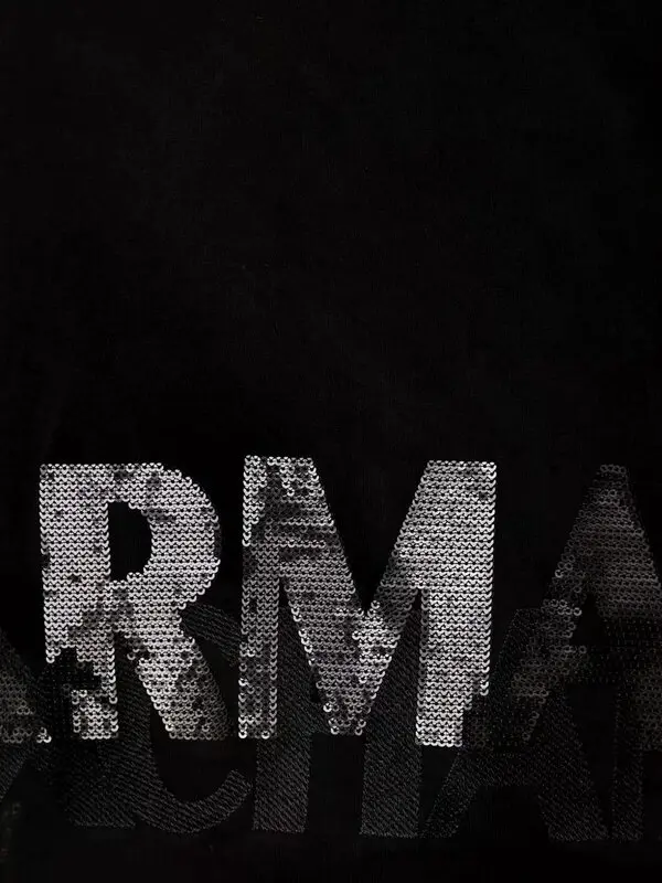 Armani Exchange Sequin-logo T-shirt