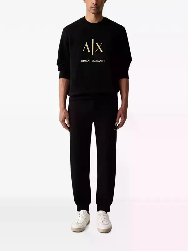 Armani Exchange Logo-embroidered Drawstring Track Pants