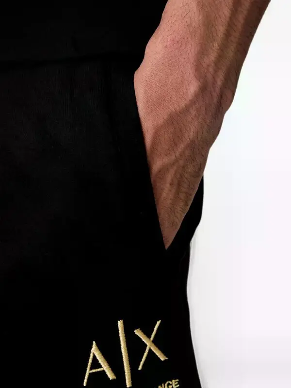 Armani Exchange Logo-embroidered Drawstring Track Pants
