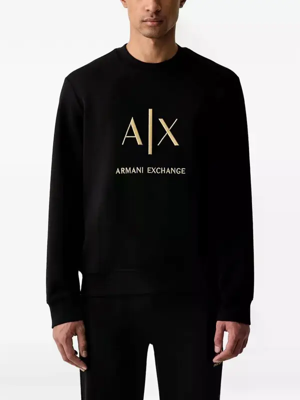 Armani Exchange Logo-embroidered Sweatshirt