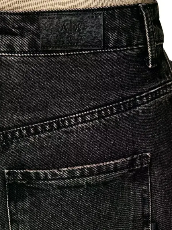Armani Exchange Faded-effect Jeans