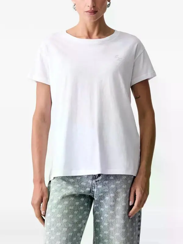 Armani Exchange Crystal Embellished Logo T-shirt