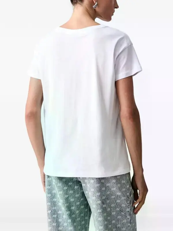 Armani Exchange Crystal Embellished Logo T-shirt