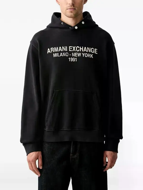 Armani Exchange Logo-print Hoodie