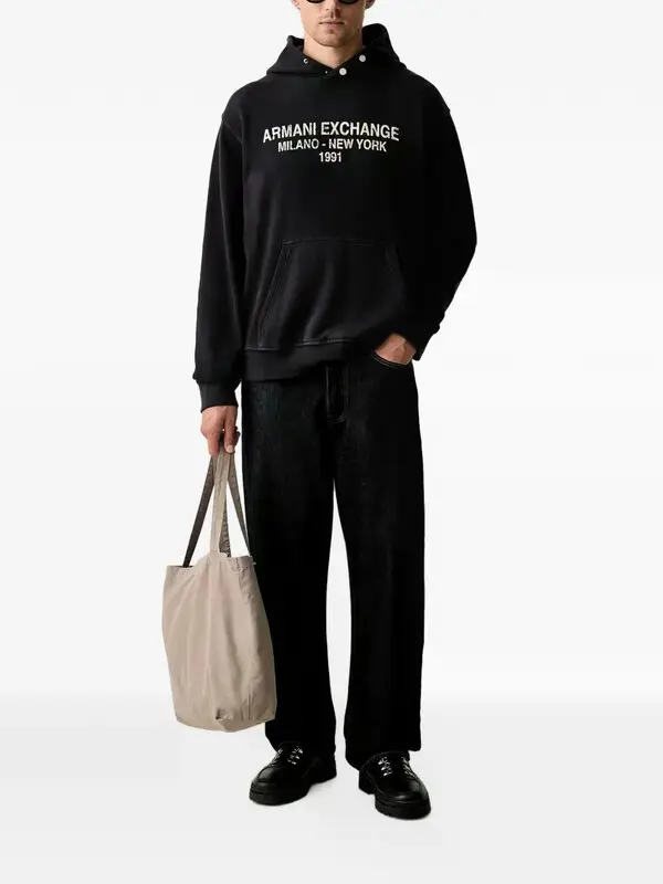 Armani Exchange Logo-print Hoodie