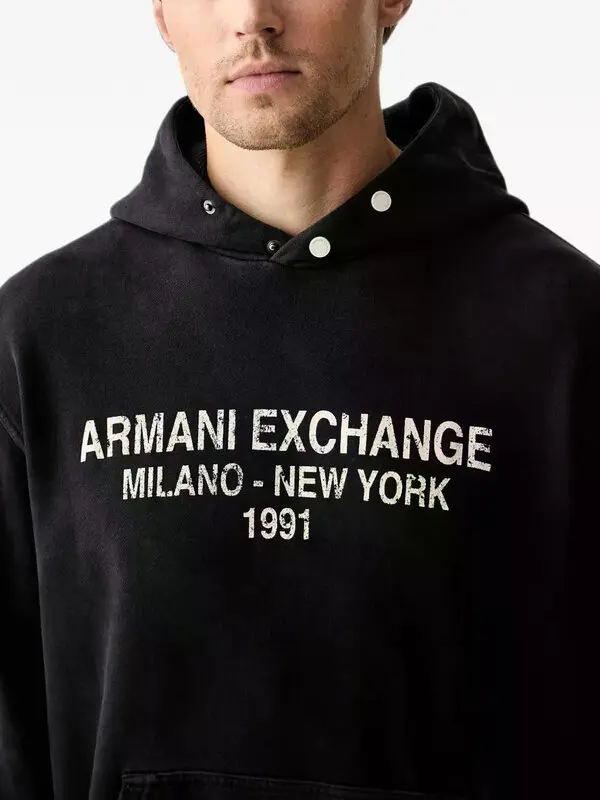 Armani Exchange Logo-print Hoodie