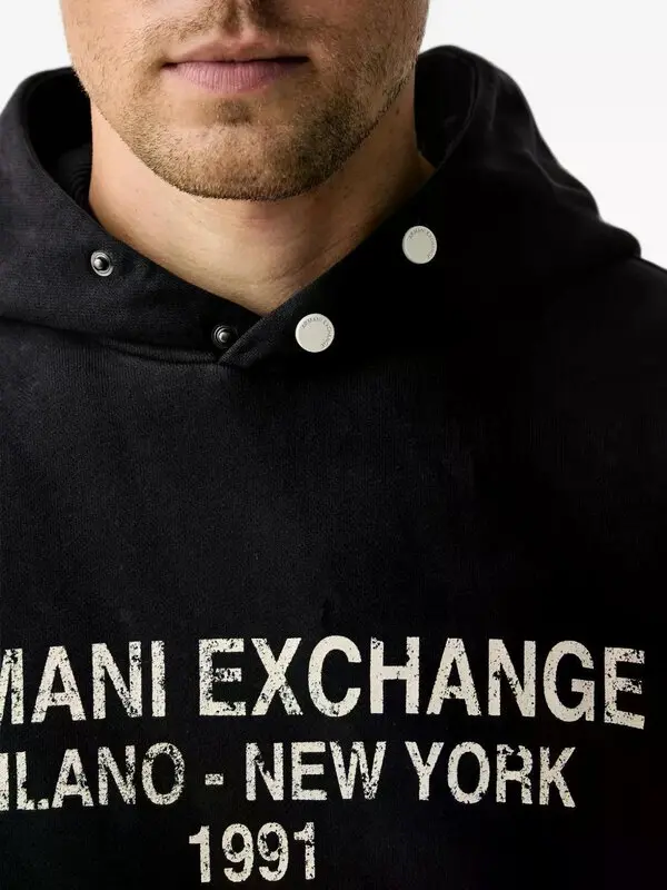 Armani Exchange Logo-print Hoodie