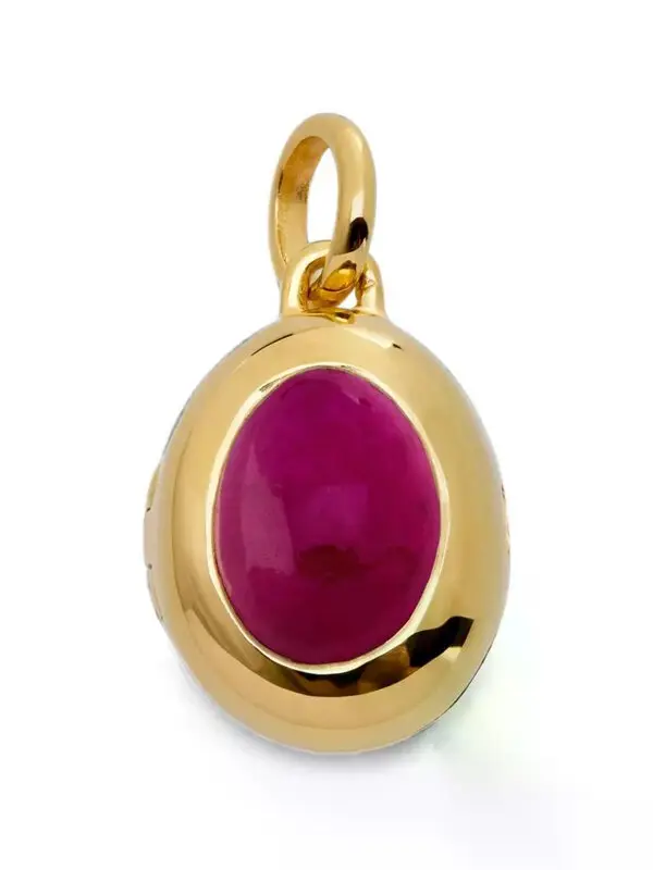 Monica Vinader July Locket - Gold
