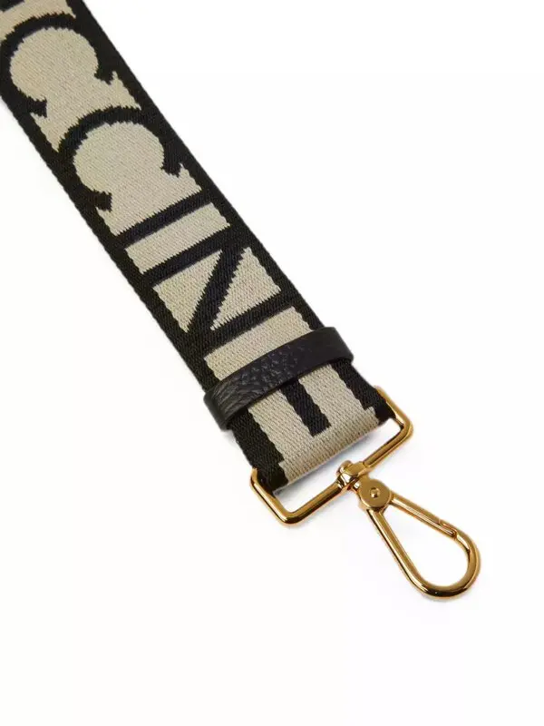 COCCINELLE Nastro Signature Logo-jacquard Shoulder Strap