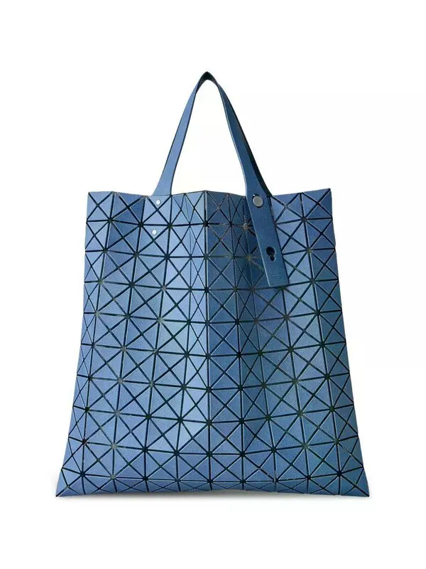 Issey Miyake Prism Denim Geometric Panelled Tote Bag - Blue