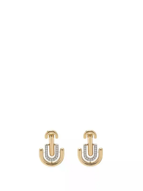 David Webb Unity Diamond Earrings