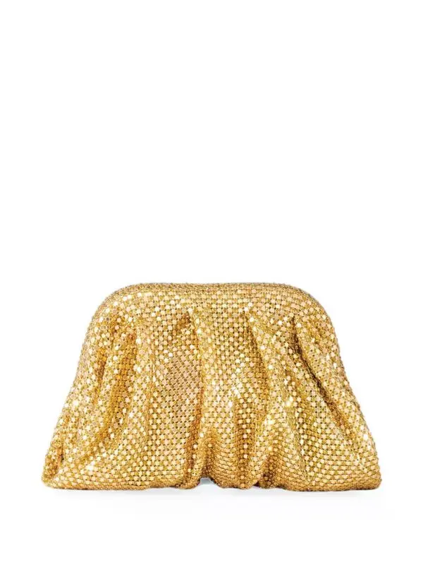Benedetta Bruzziches Venus Crystal-embellished Clutch Bag - Gold