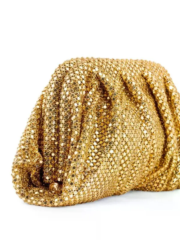Benedetta Bruzziches Venus Crystal-embellished Clutch Bag - Gold