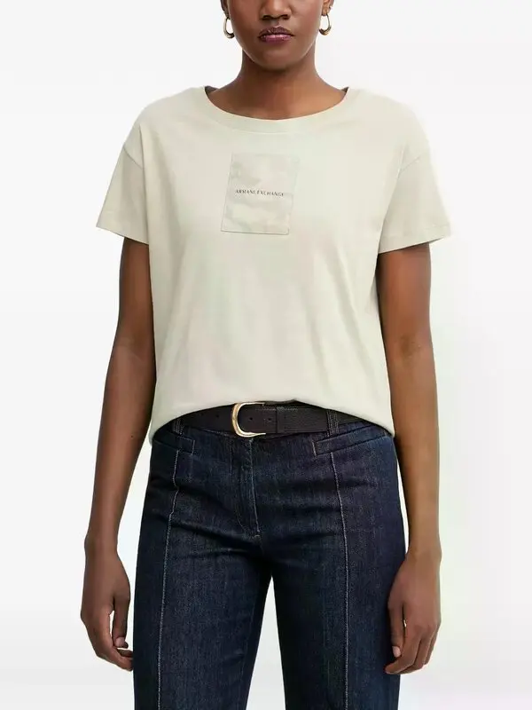 Armani Exchange Logo-patch T-shirt