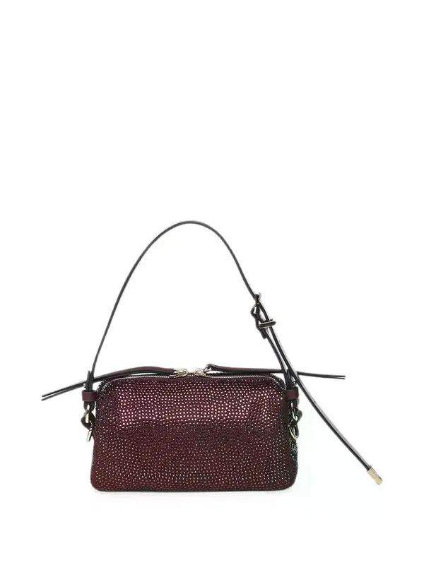 Pinko Crystal-embellished Love Birds Shoulder Bag