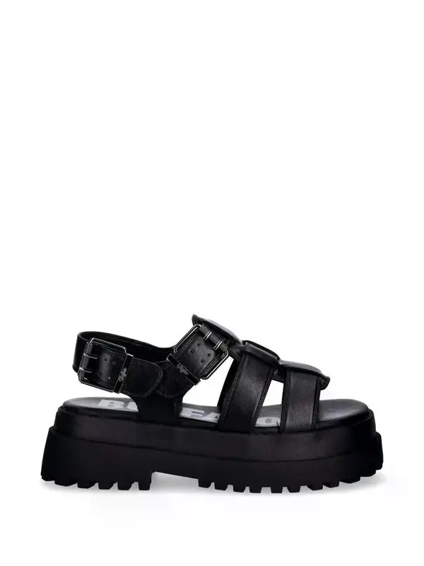 BUFFALO Pluto Buckle-fastening Caged Sandals