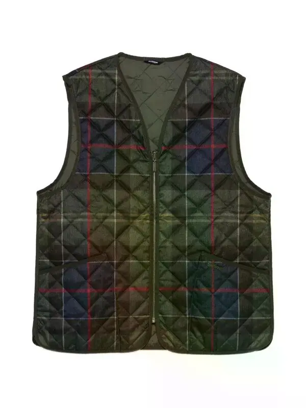 Barbour Tartan-pattern Waistcoat