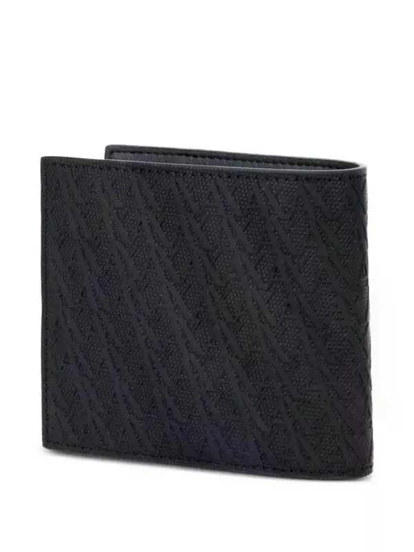 Armani Exchange Logo-embossed Bifold Wallet