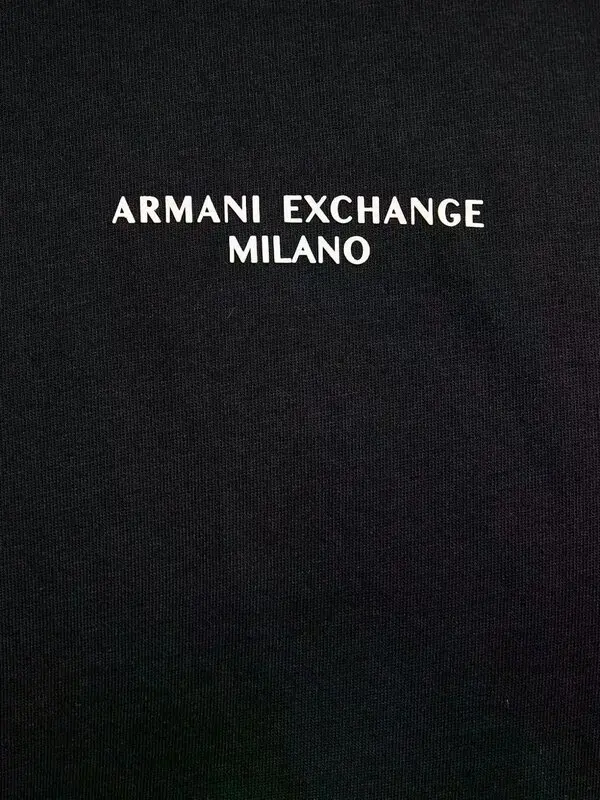 Armani Exchange Piping-detail Logo-print T-shirt