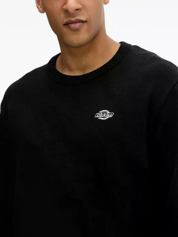 Dickies Embroidered Logo Sweater - Black