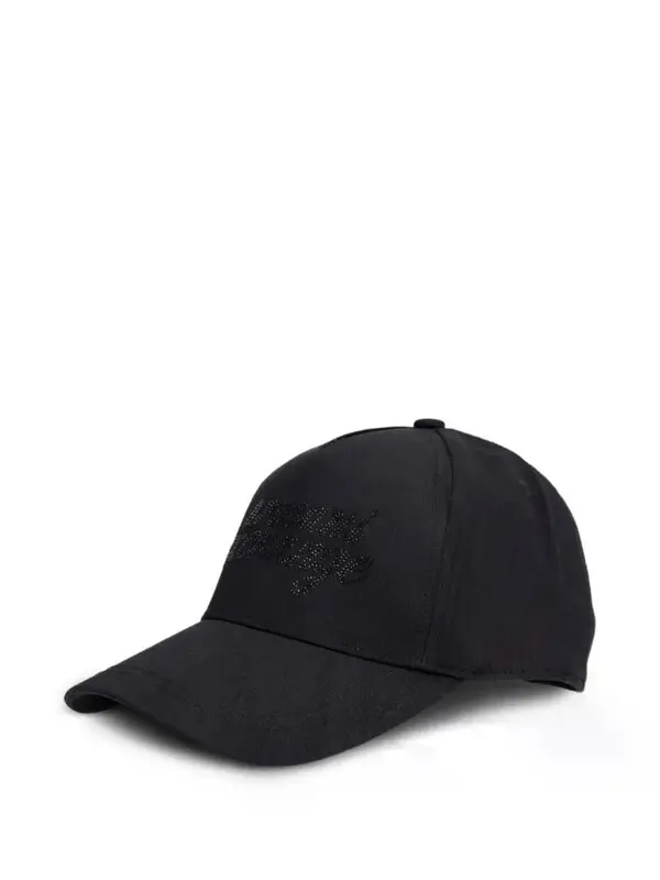 Armani Exchange Crystal-embellished Baseball Cap - Black