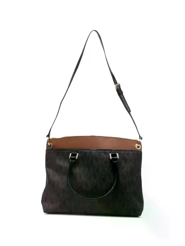 Michael Kors Large Aubrey Signature Satchel Bag