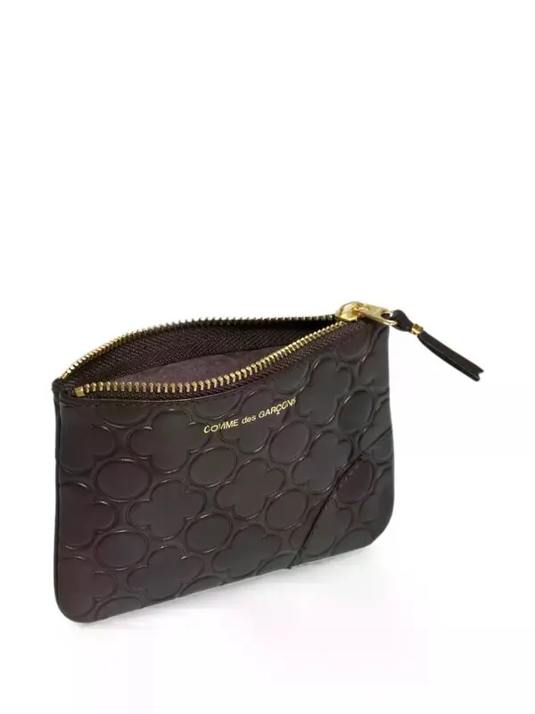 Comme Des Garçons Embossed Leather Wallet