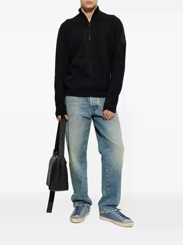 Canada Goose Mckinney Zip-fastening Ribbed-knit Sweater