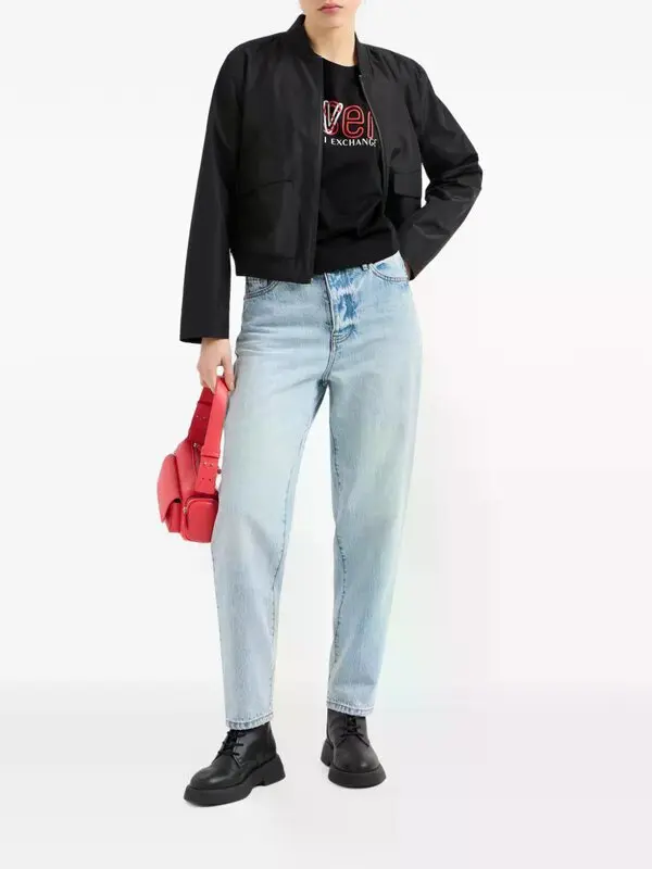 Armani Exchange Acid-wash Jeans