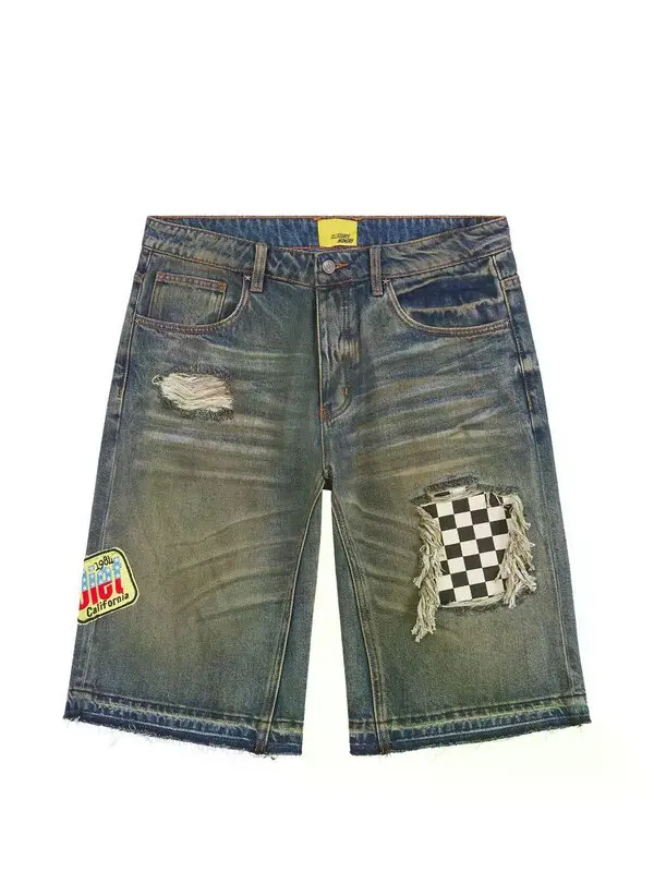 DIET STARTS MONDAY Venice Distressed Denim Shorts