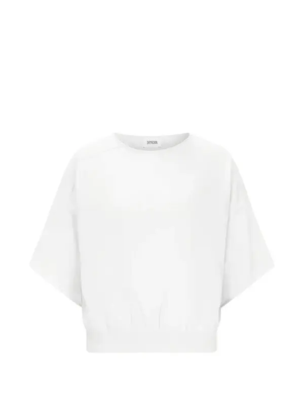 DRYKORN Dilary Ribbed-trim T-shirt
