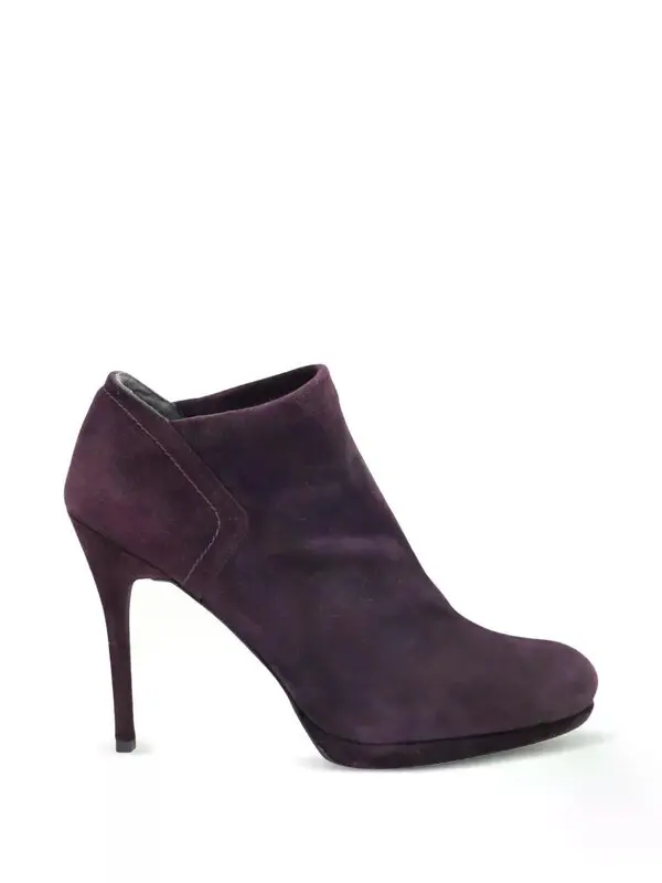 STUART WEITZMAN High Heel Suede Ankle Boots