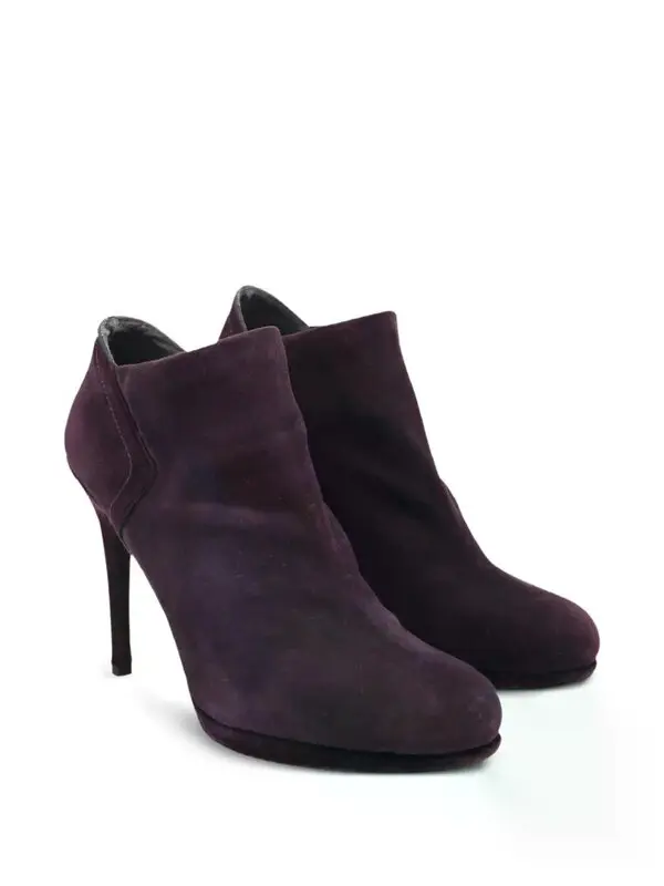 STUART WEITZMAN High Heel Suede Ankle Boots