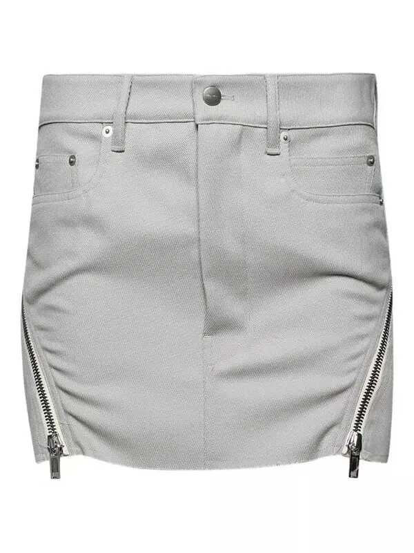 Rick Owens Bolan Banana Zip-detail Mini Skirt