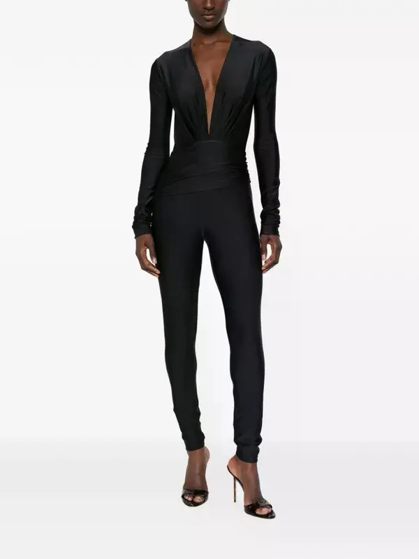 Andamane Plunging Backless Jumpsuit