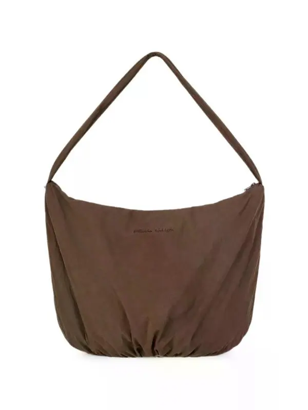 Estudio Niksen Padded Embroidered Cross Body Bag - Brown