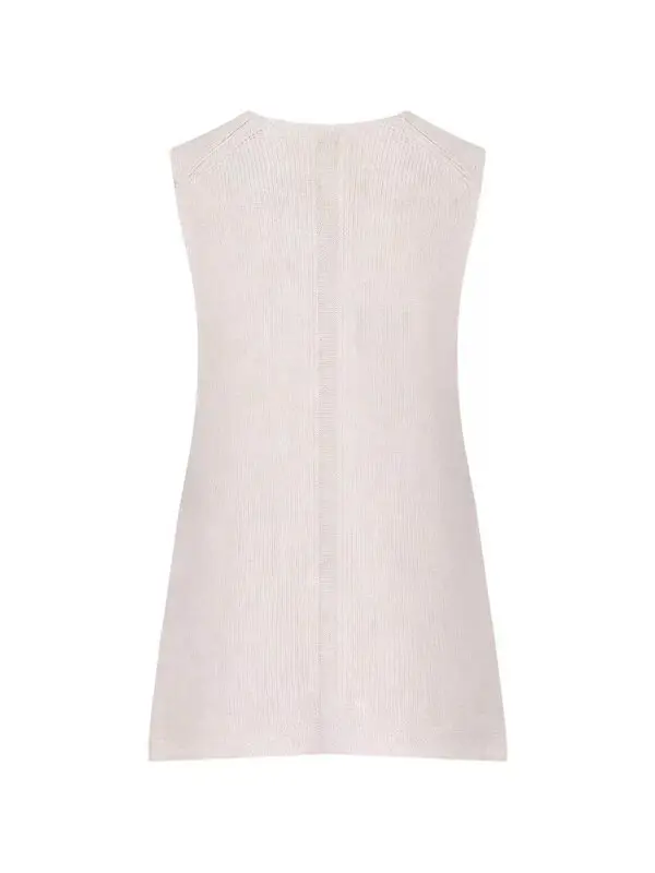 Rick Owens V-neck Tank - Neutrals