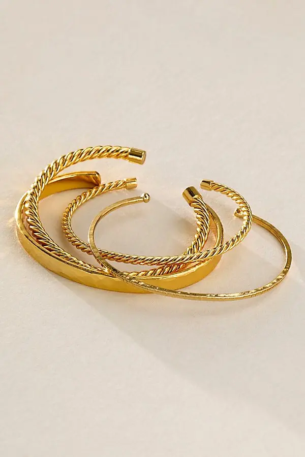 BRENDA GRANDS 24k Cuff - Hammered