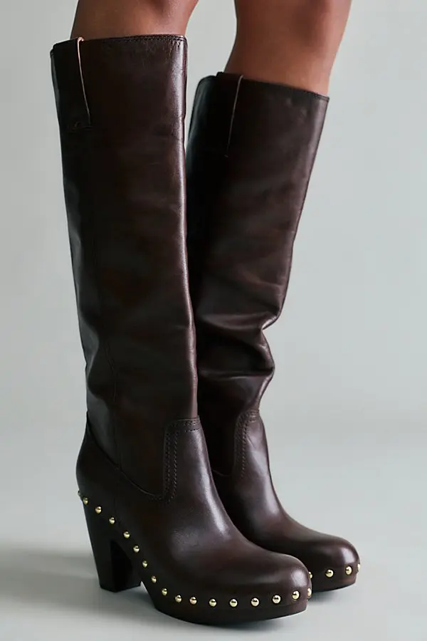 THE FRYE COMPANY Cindy Pull-on Boots - Espresso