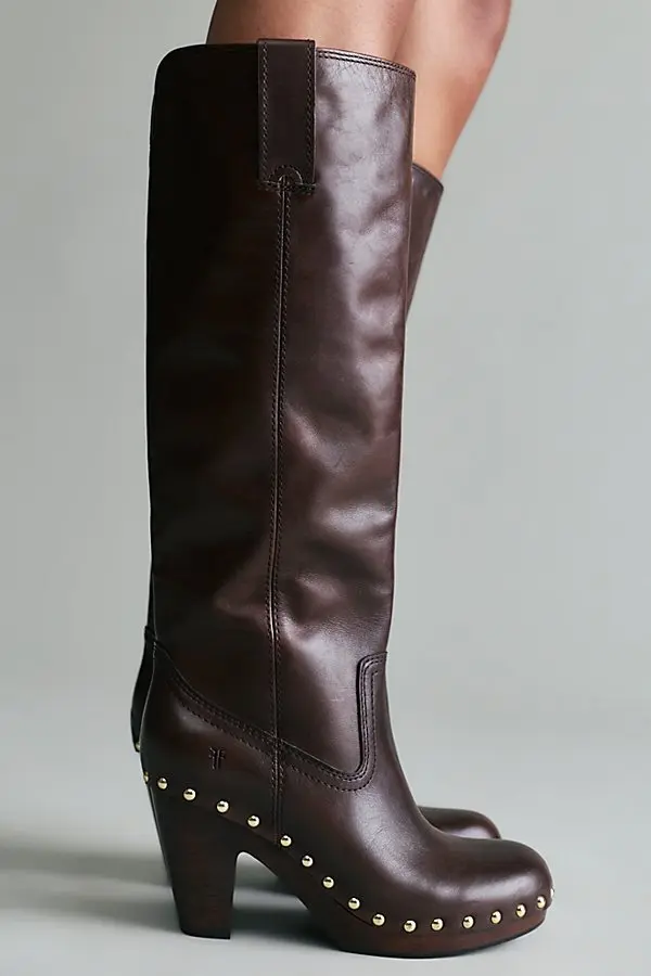 THE FRYE COMPANY Cindy Pull-on Boots - Espresso
