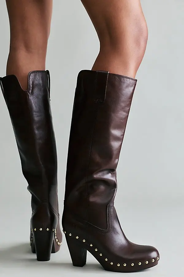 THE FRYE COMPANY Cindy Pull-on Boots - Espresso