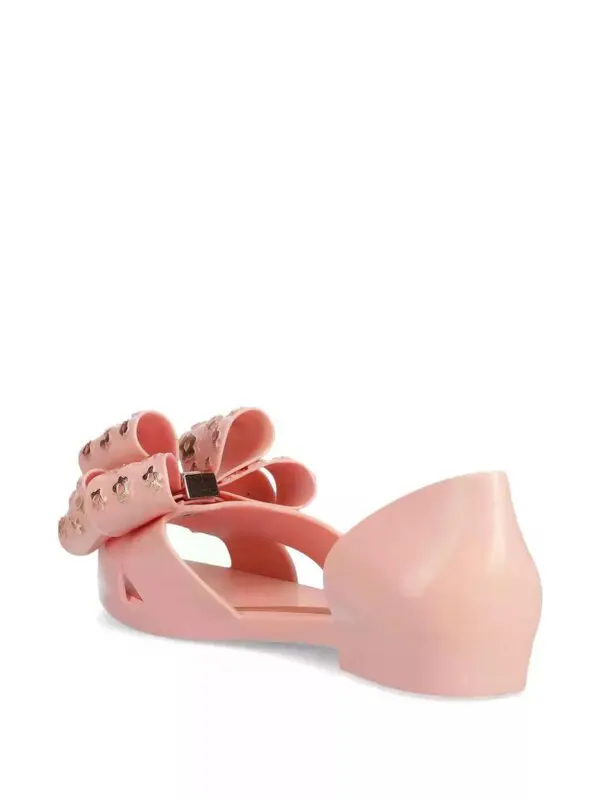 Melissa Seduction Vi Ad Bow-detail Floral-print Sandals - Pink