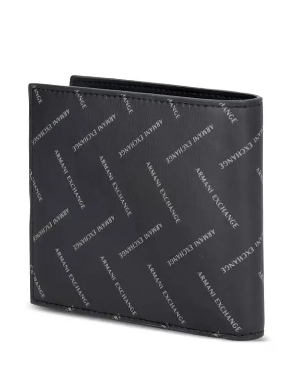 Armani Exchange All-over Logo-print Wallet