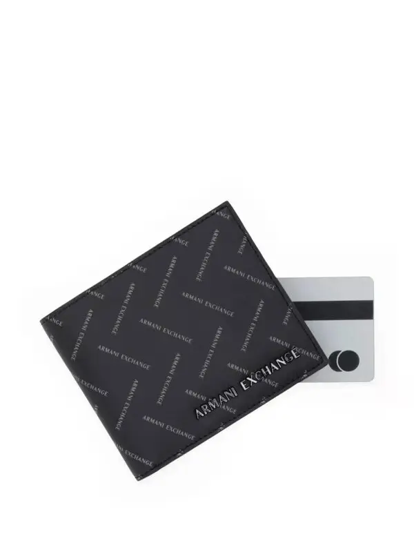 Armani Exchange All-over Logo-print Wallet