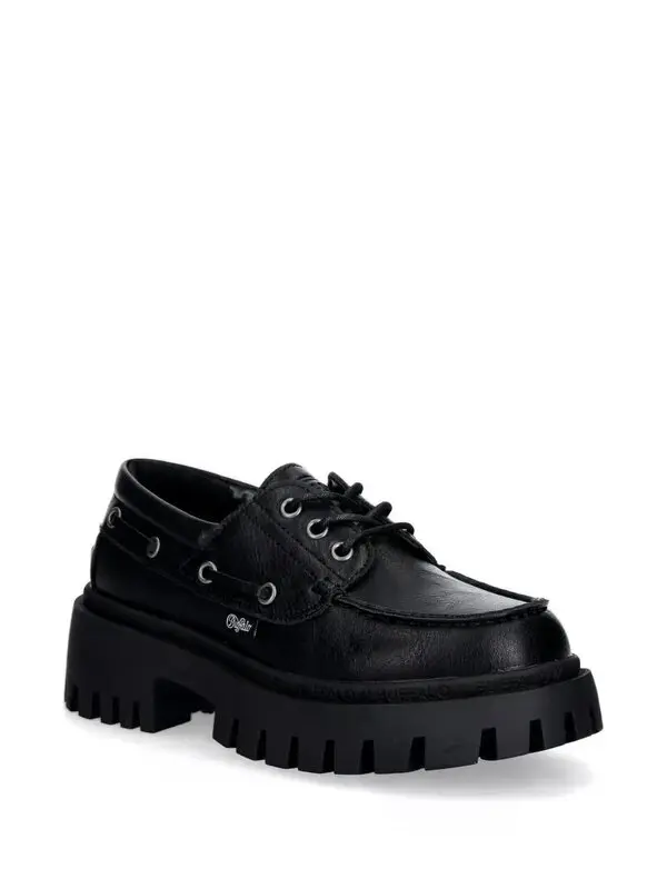 BUFFALO Surge Boat Chunky-sole Platform Derby Shoes