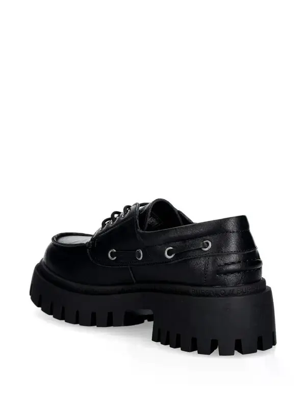 BUFFALO Surge Boat Chunky-sole Platform Derby Shoes