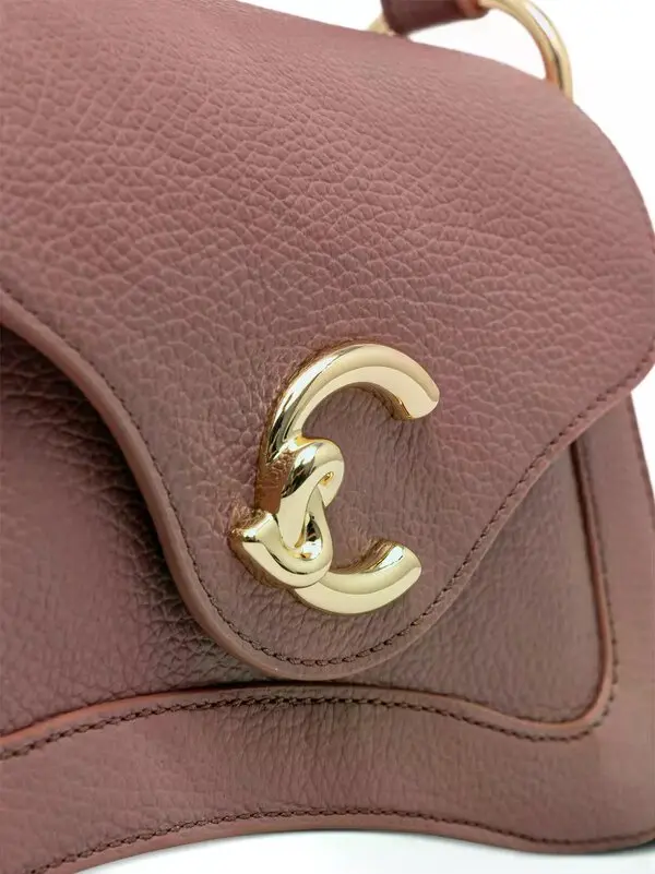 COCCINELLE Logo-plaque Leather Crossbody Bag