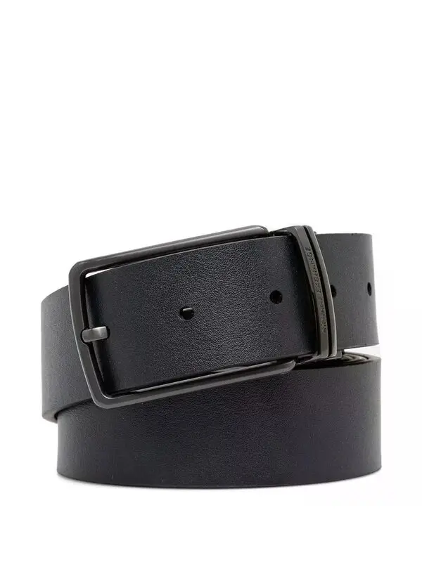 Armani Exchange Grained Leather Belt